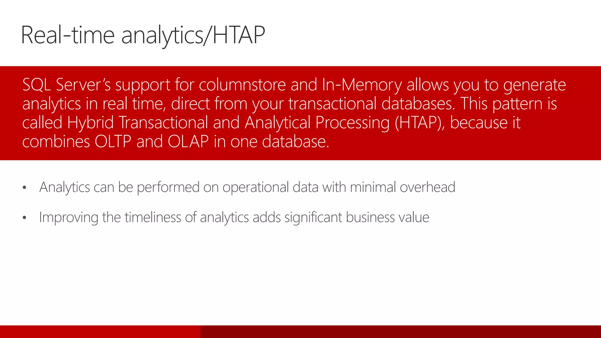 Microsoft SQL server 2017 Level 300 technical deck | PDF