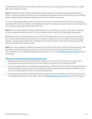 Sql server 2017_licensing_guide | PDF