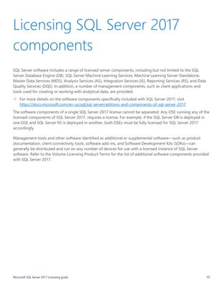 Sql server 2017_licensing_guide | PDF