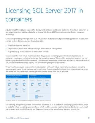 Sql server 2017_licensing_guide | PDF