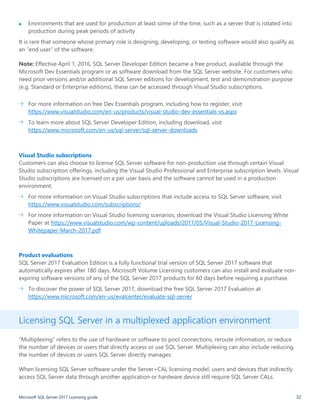 Sql server 2017_licensing_guide | PDF