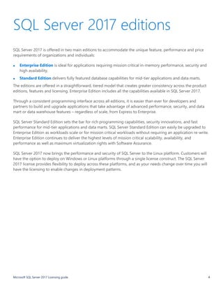 Sql server 2017_licensing_guide | PDF