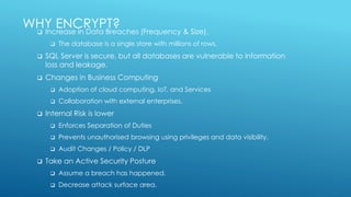 Sql Server 2016 Always Encrypted | PDF
