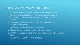 Sql Server 2016 Always Encrypted | PDF