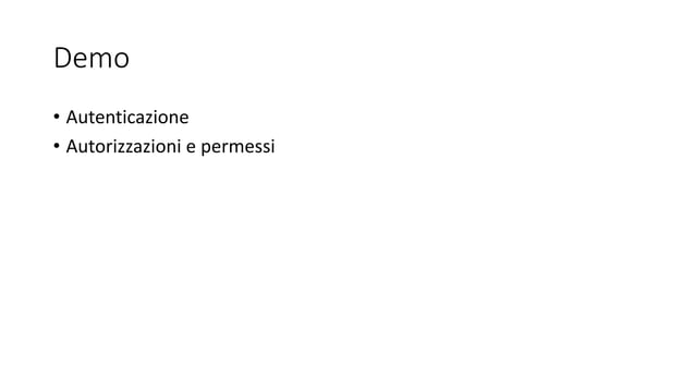 SQL Server Back to Basics: Sicurezza | PPT