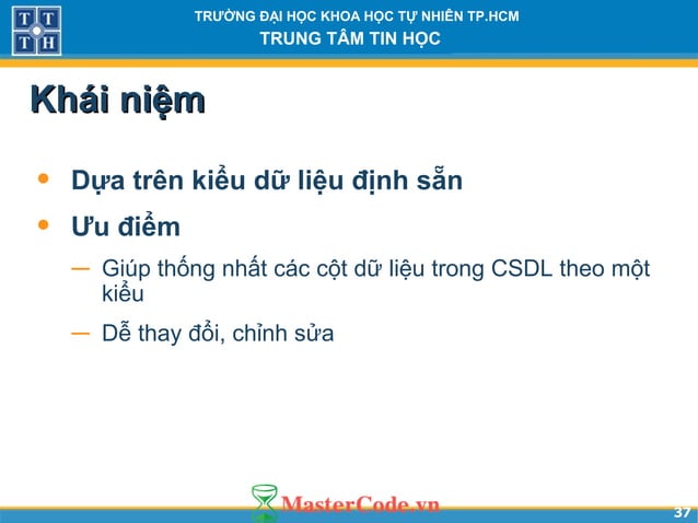 Bài 2 : Các đối tượng trong CSDL - SQL server | PDF