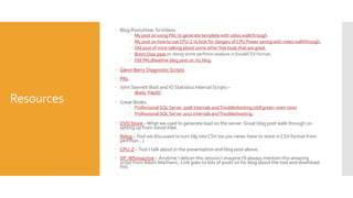 Sql server baselines | PPTX