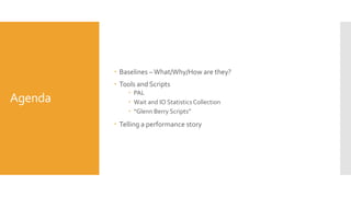 Sql server baselines | PPTX