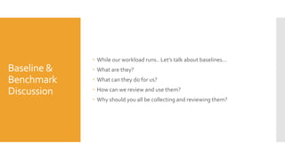Sql server baselines | PPTX