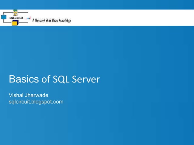 Sql server basics | PPT