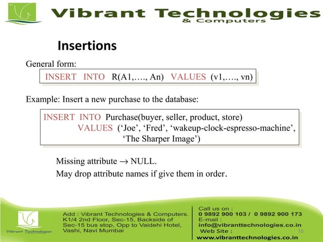 Sql server building a database ppt 12 | PPT