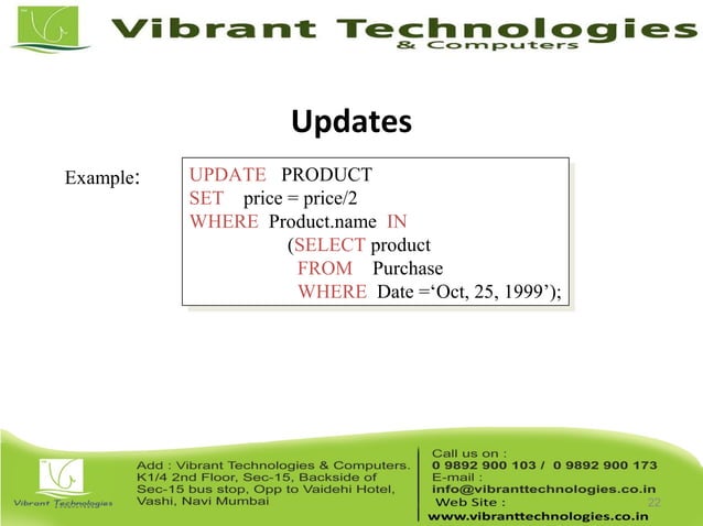 Sql server building a database ppt 12 | PPT