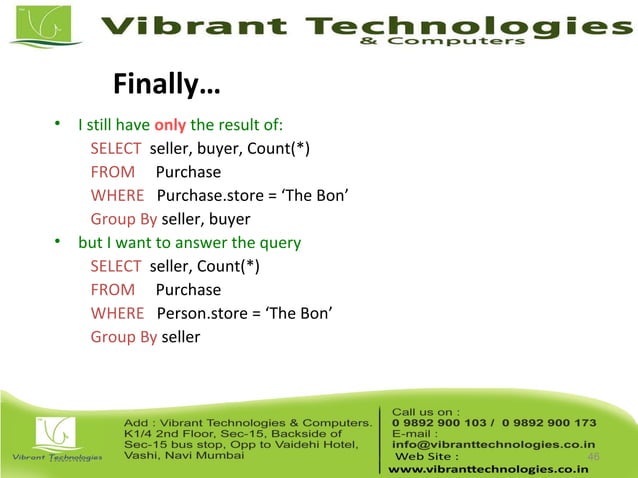Sql server building a database ppt 12 | PPT