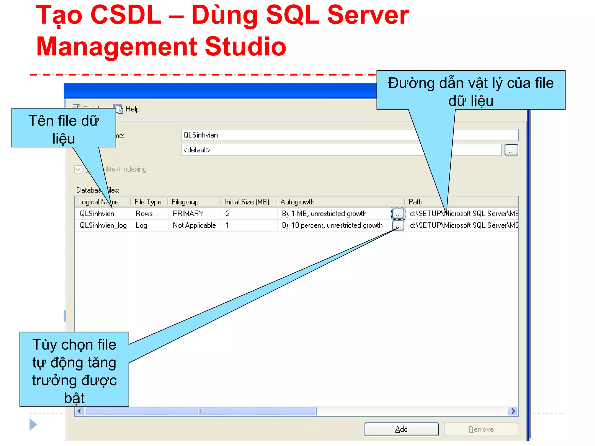 Sql server chuong 2 nkhanh | PDF