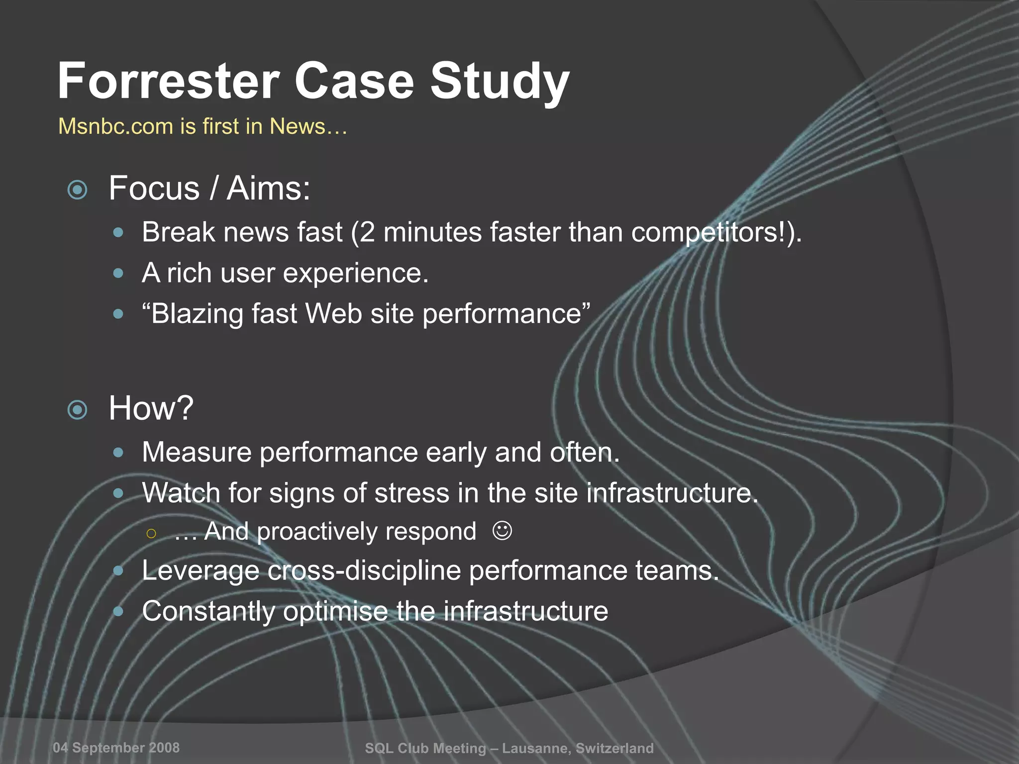 Sql Server Club Performance Management Methodologies And Enhancements In Sql Server Charley