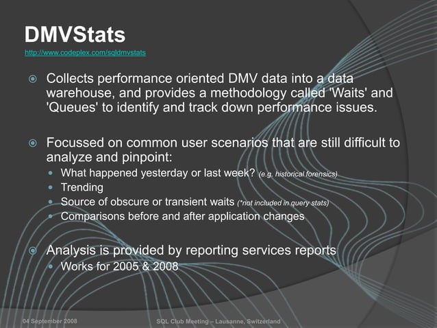 Sql Server Club Performance Management Methodologies And Enhancements In Sql Server Charley