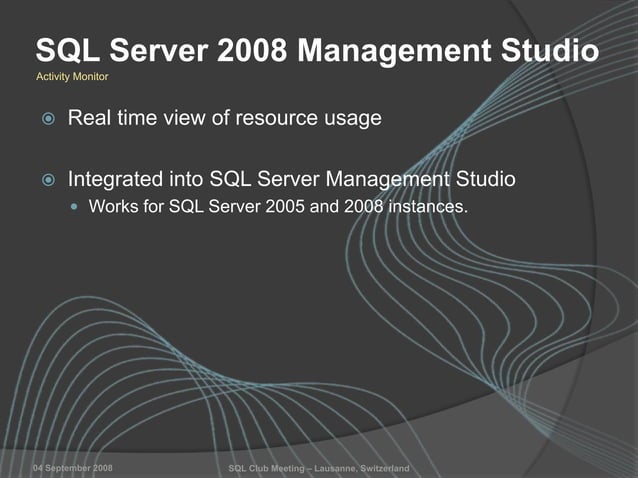Sql Server Club Performance Management Methodologies And Enhancements In Sql Server Charley