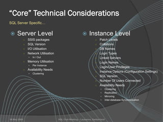 SQL Server Club - SQL Server Enterprise Consolidation - charley hanania ...