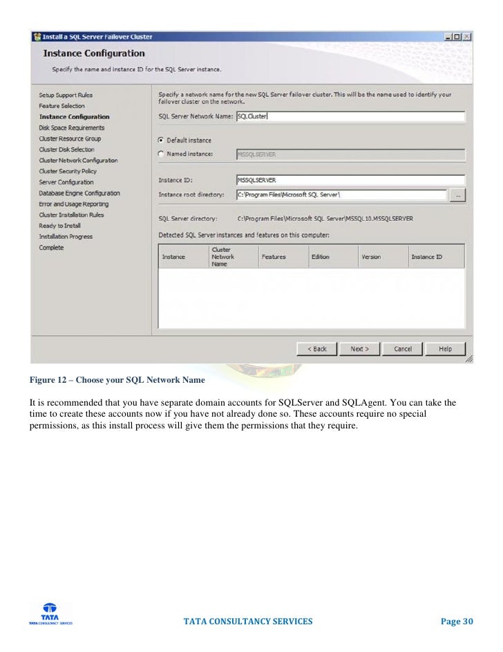 Sql Server Clustering And High Availability