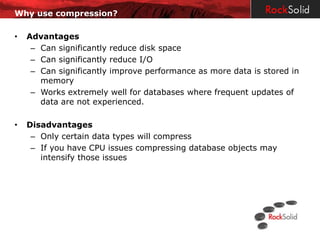 SQL Server Compression | PPTX