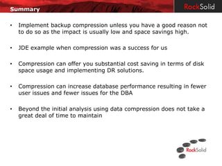 SQL Server Compression | PPTX
