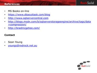 SQL Server Compression | PPTX