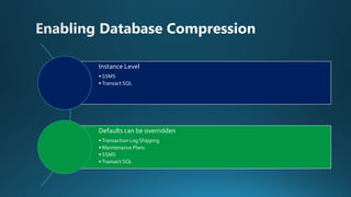 Sql server compression | PPT