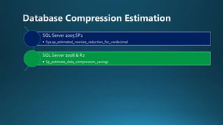Sql server compression | PPT