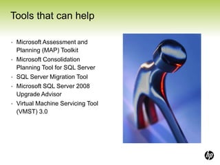 Sql server consolidation and virtualization | PPTX | Databases | Computer Software and Applications