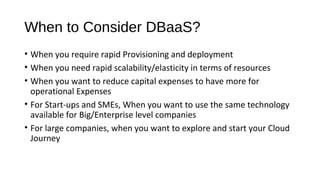 SQL Server Database as a Cloud Service | PPT