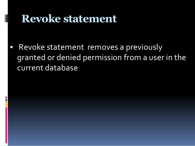 Sql server ___________data control language