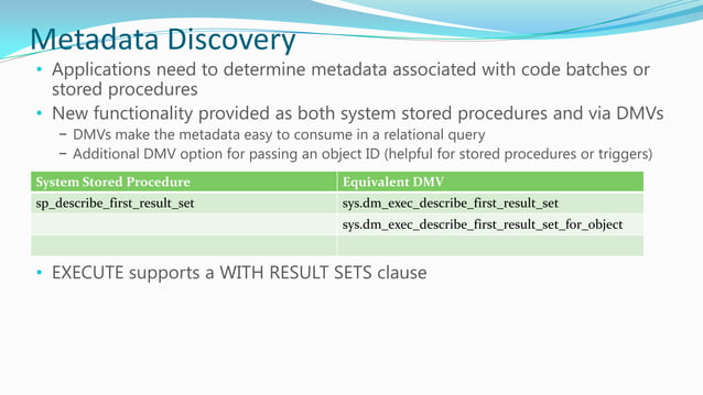 SQL Server2012 Enhancements | PPT