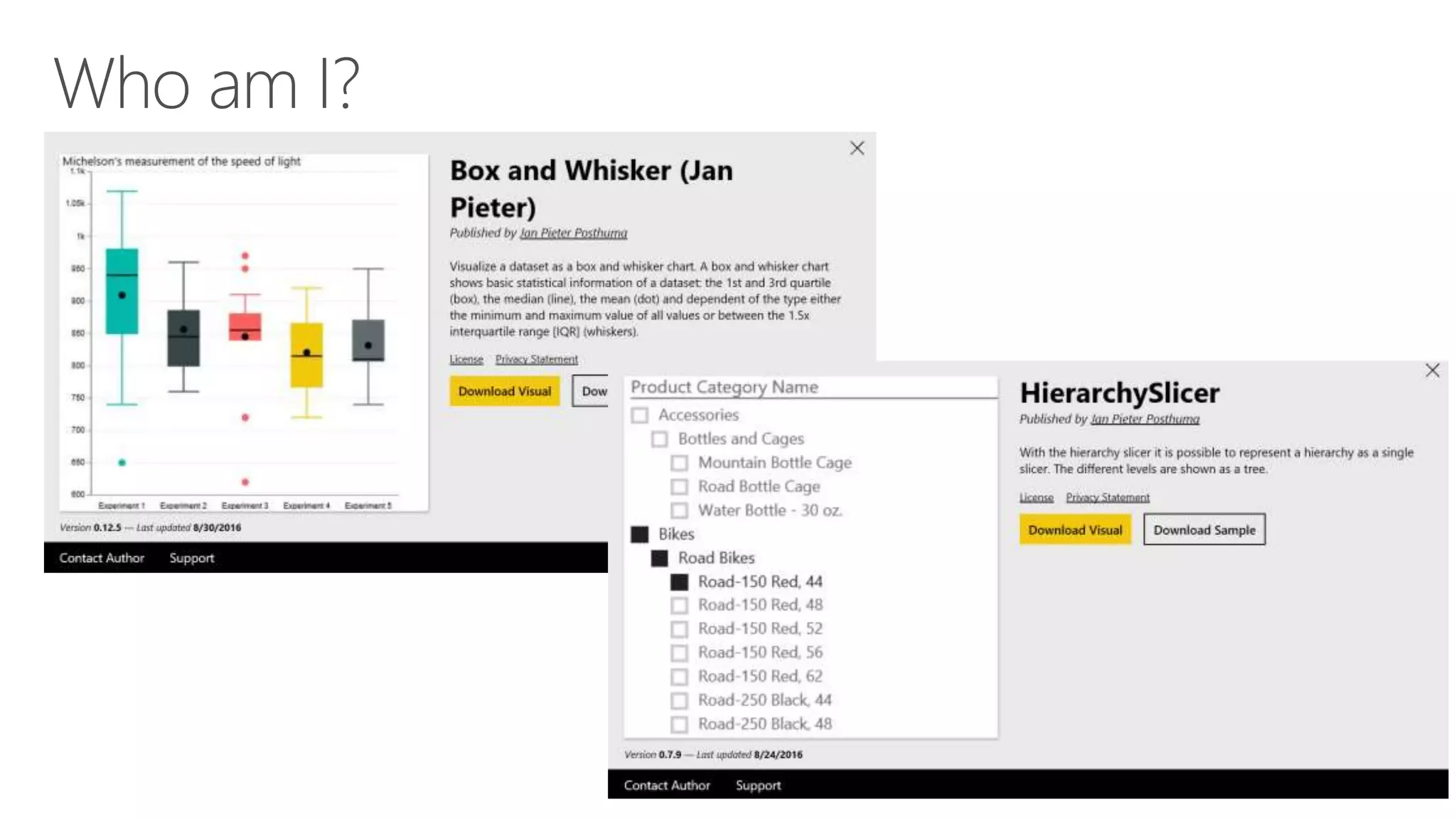 SQLServer Days - Power BI Custom Visuals | PPTX