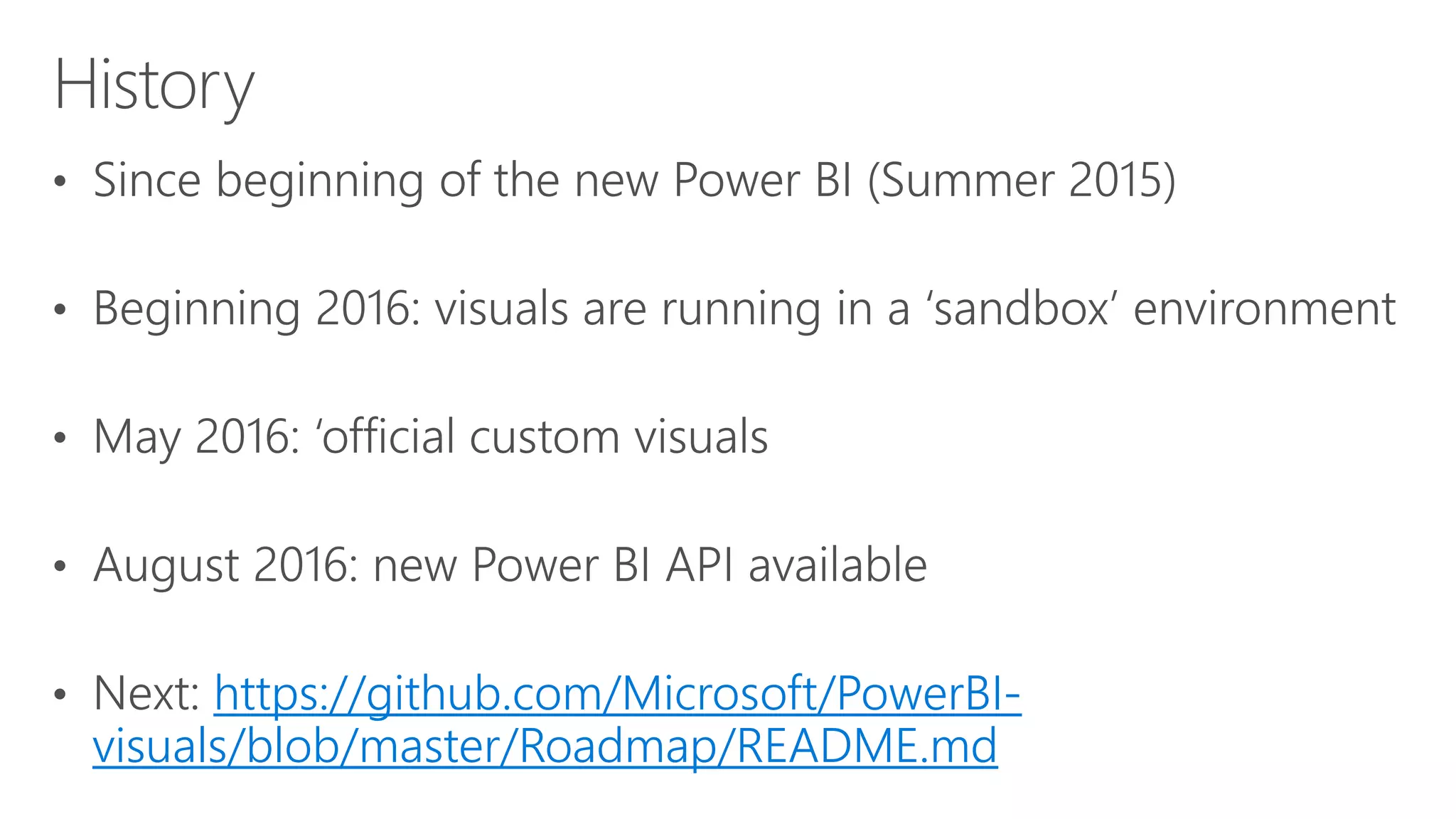 SQLServer Days - Power BI Custom Visuals | PPTX