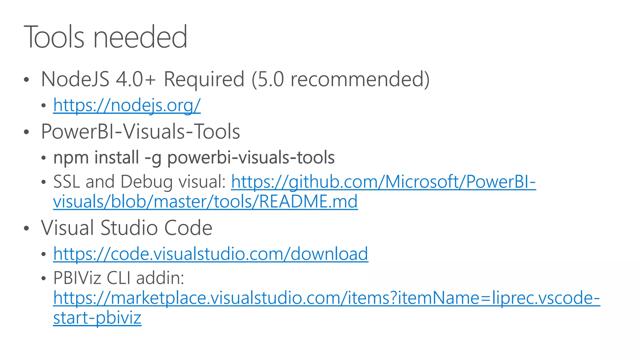 SQLServer Days - Power BI Custom Visuals | PPTX