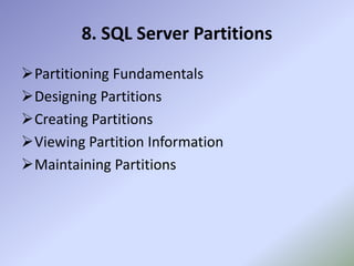 Sql server dba online training | PPTX | Databases | Computer Software and Applications