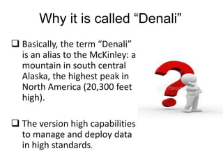 Sql server denali | PPT
