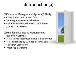 Sql server denali | PPT