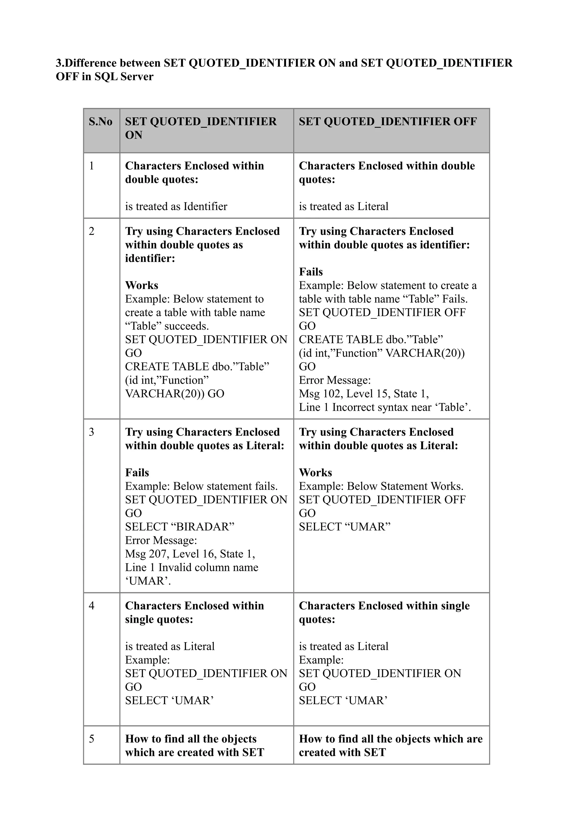 Sql server difference faqs- 9 | PDF
