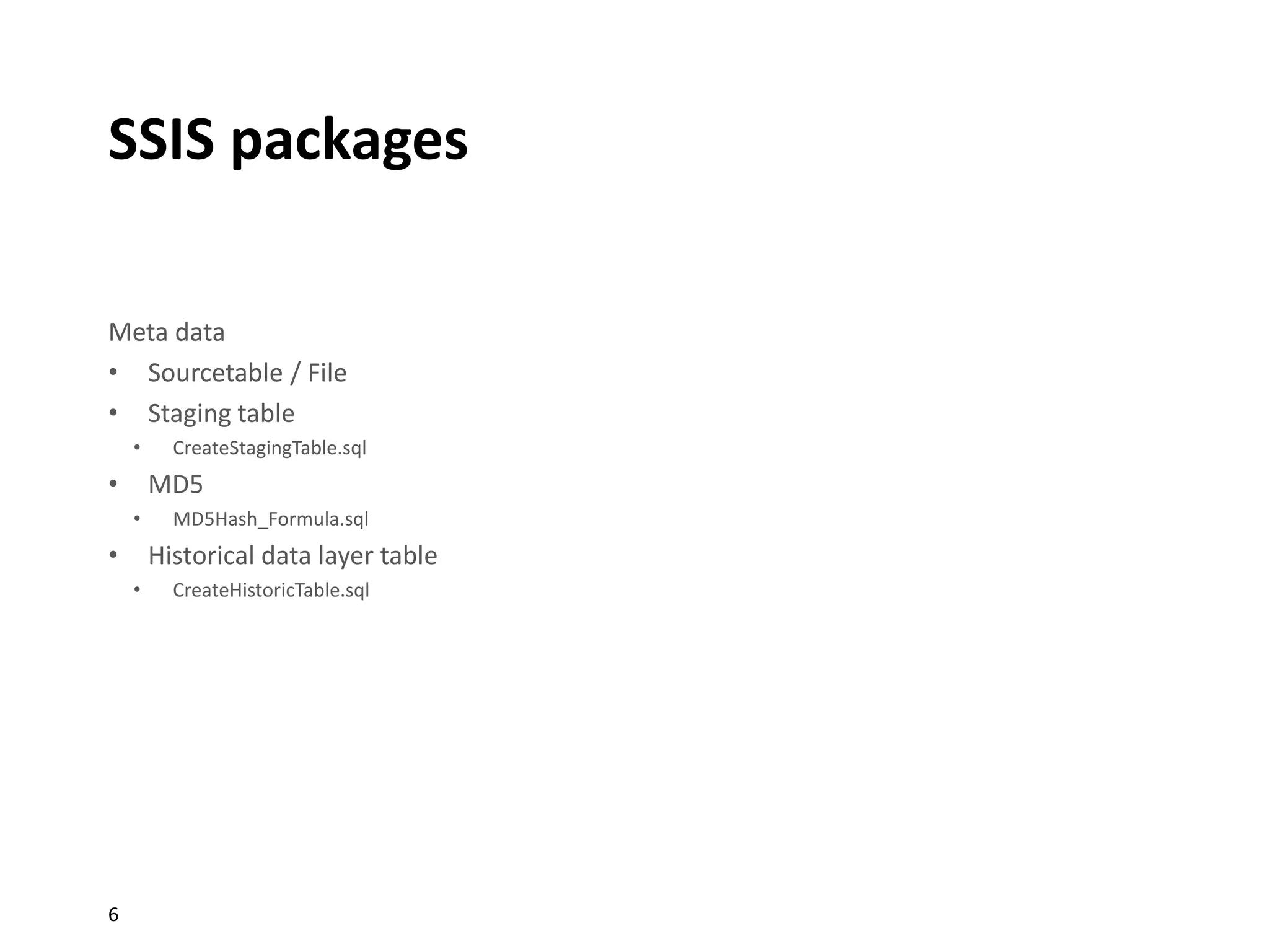 Sql Server Etl Framework Ppt