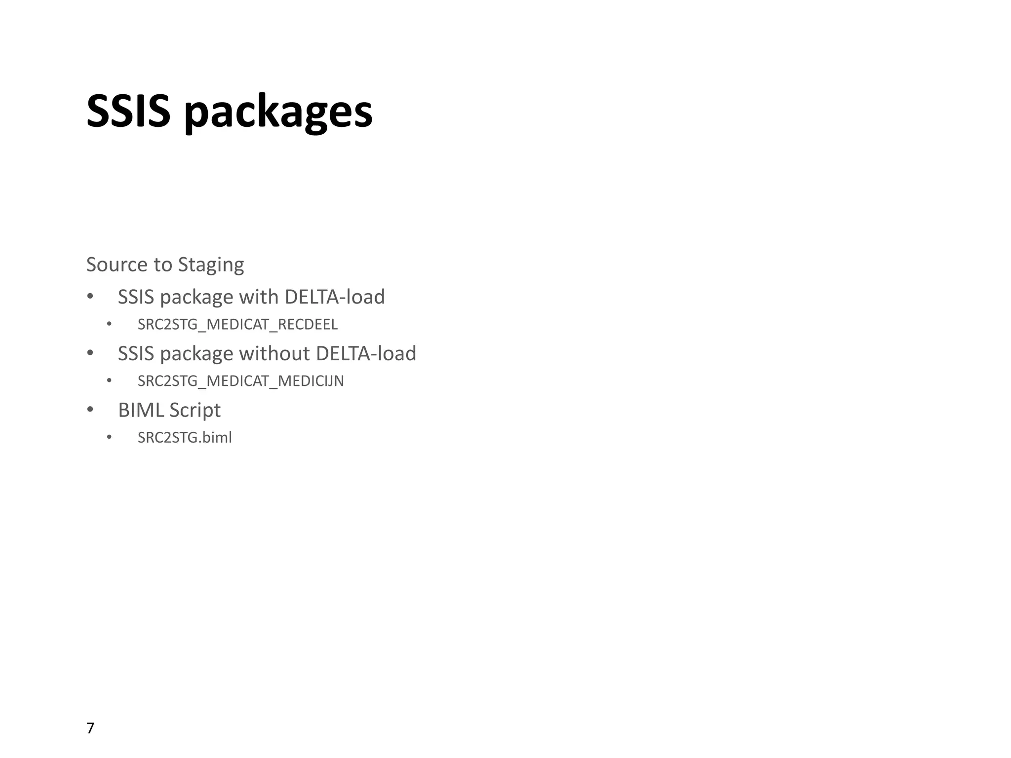 Sql server etl framework | PPTX