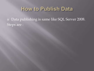Developers' New features of Sql server express 2012 | PPT