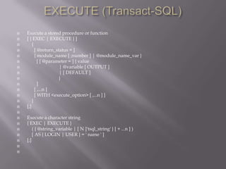 Developers' New features of Sql server express 2012 | PPT