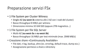 SQL Server Failover Cluster Instances con Amazon FSx in AWS | PDF