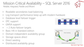 Enhancements to High Availability, Disaster Recovery and Replication | PPTX