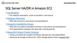 SQL Server in AWS | PPT