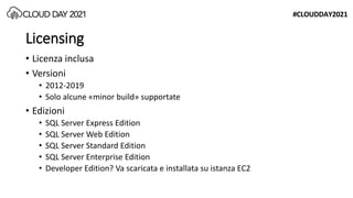 SQL Server in AWS | PPT