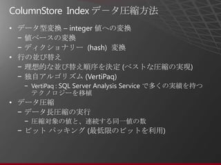 B15 SQL Server と Index の進化 by 熊澤幸生 | PDF