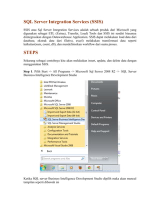 Sql server integration services | DOC