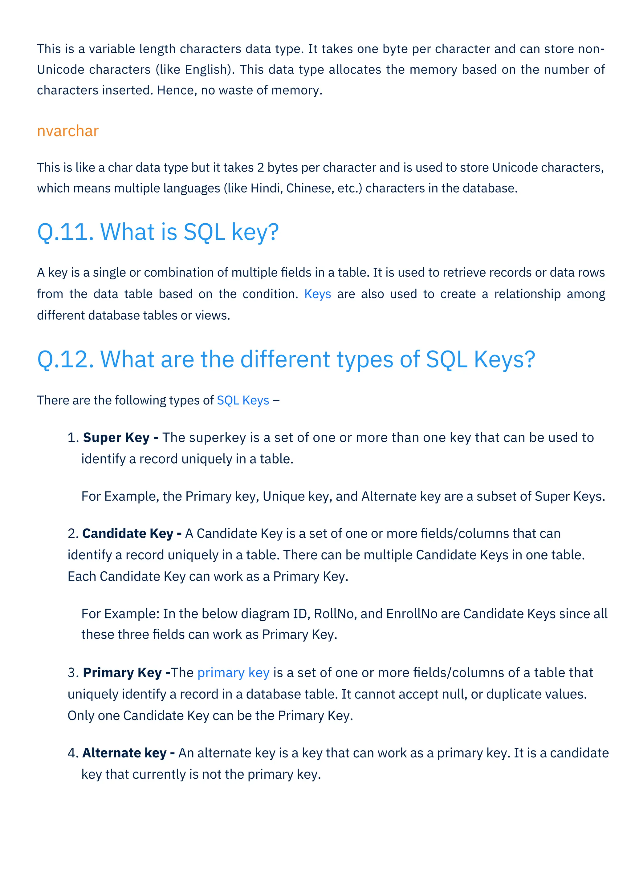 SQL Server Interview Questions PDF By ScholarHat | PDF